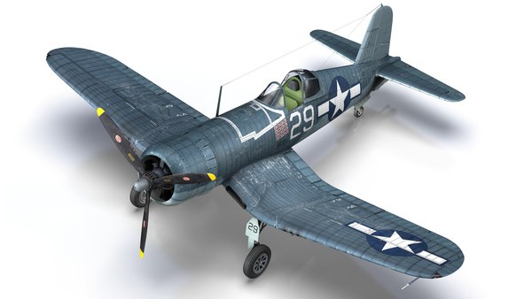 Vought F4U-1A Corsair - 293Dモデル - TurboSquid 2079349