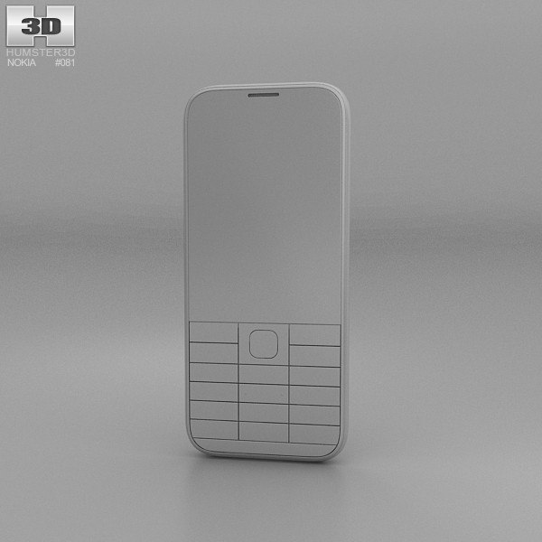 nokia 225 red 3d model