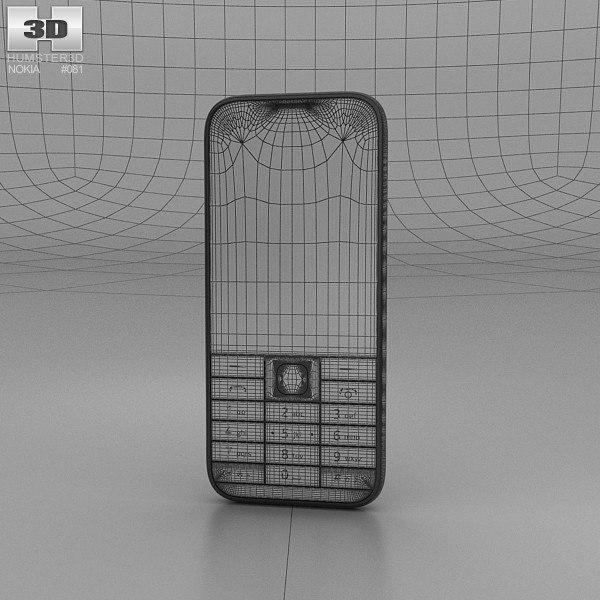 nokia 225 red 3d model