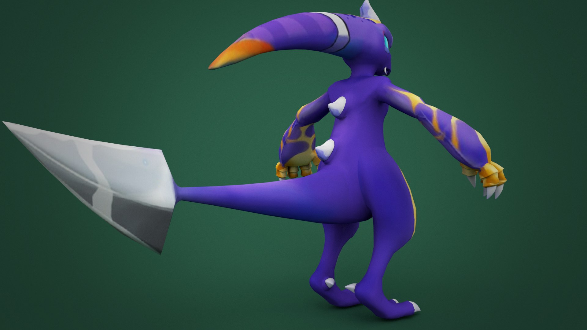 Mewtwo Pokemon Low-poly Handpainting 3D - TurboSquid 1867385