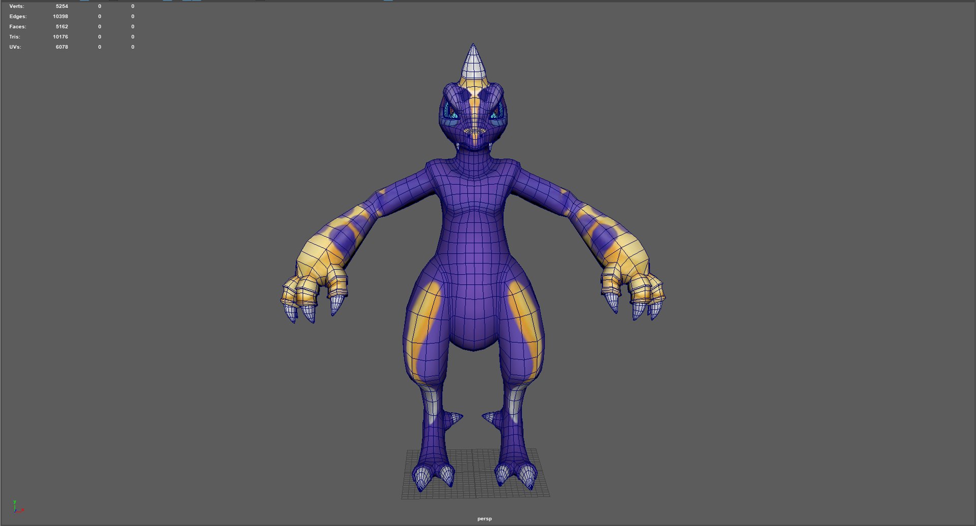 Mewtwo Pokemon Low-poly Handpainting 3D - TurboSquid 1867385