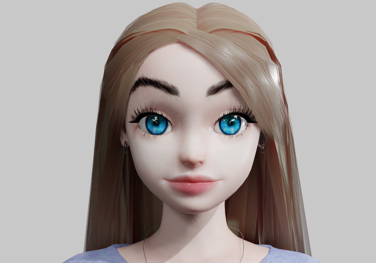 3D Pretty Cute Woman V31724 - TurboSquid 2277815