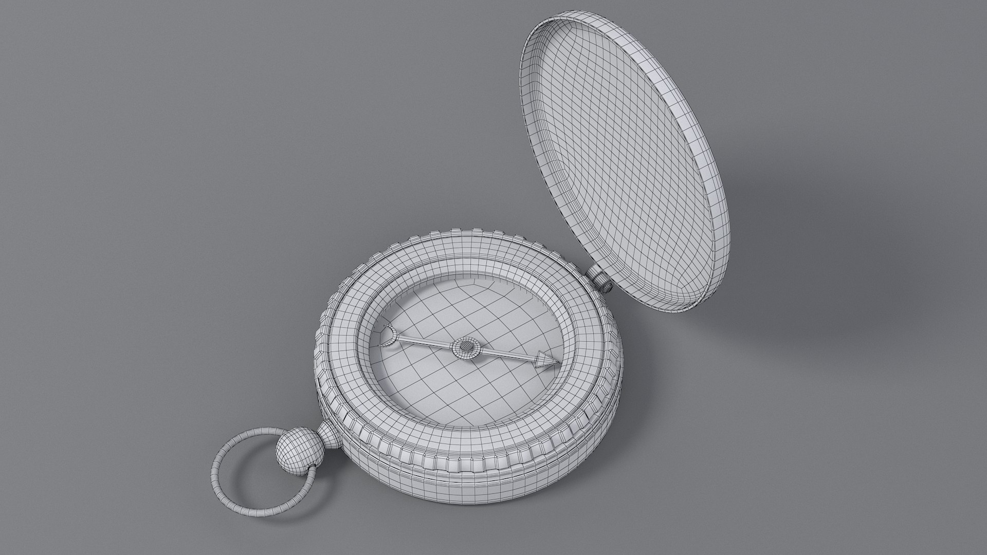 Old Compass 3d Model