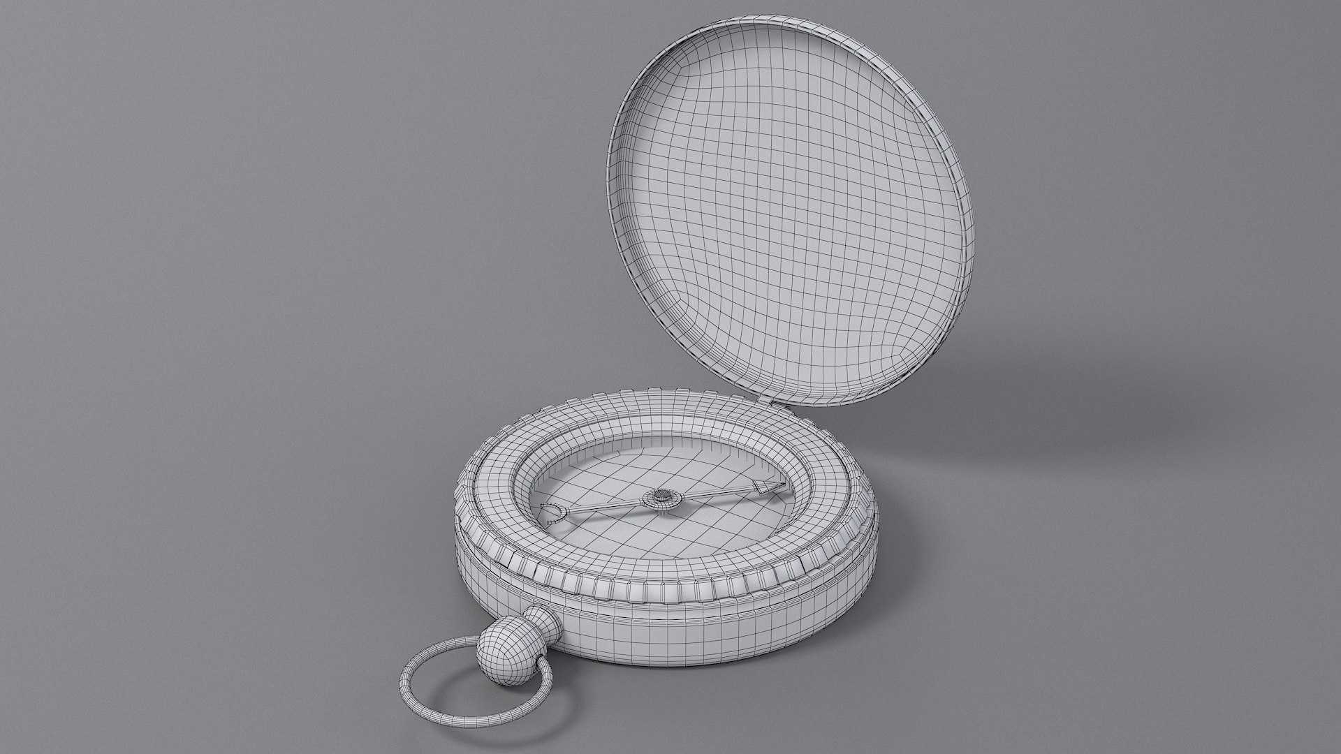 Old Compass 3d Model