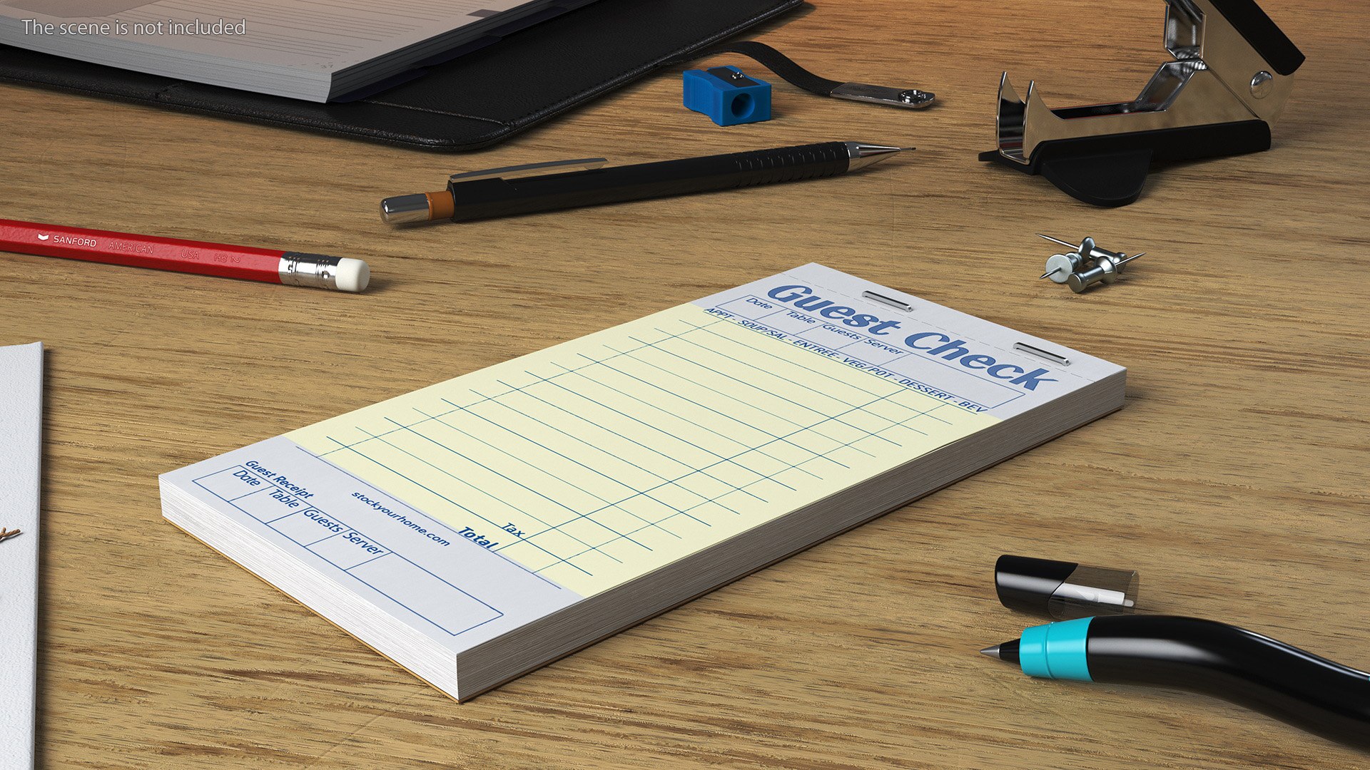 3D Yellow Pages Guest Check Book - TurboSquid 2071328