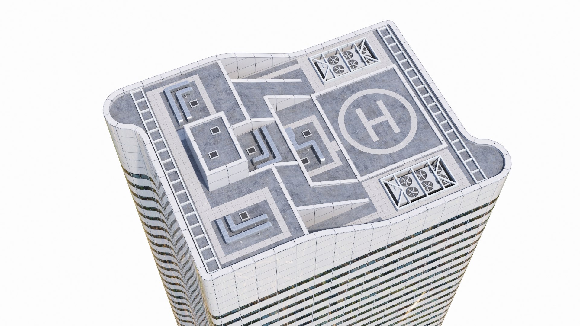 First Canadian Place V12 Lowpoly 3D Model - TurboSquid 1789287