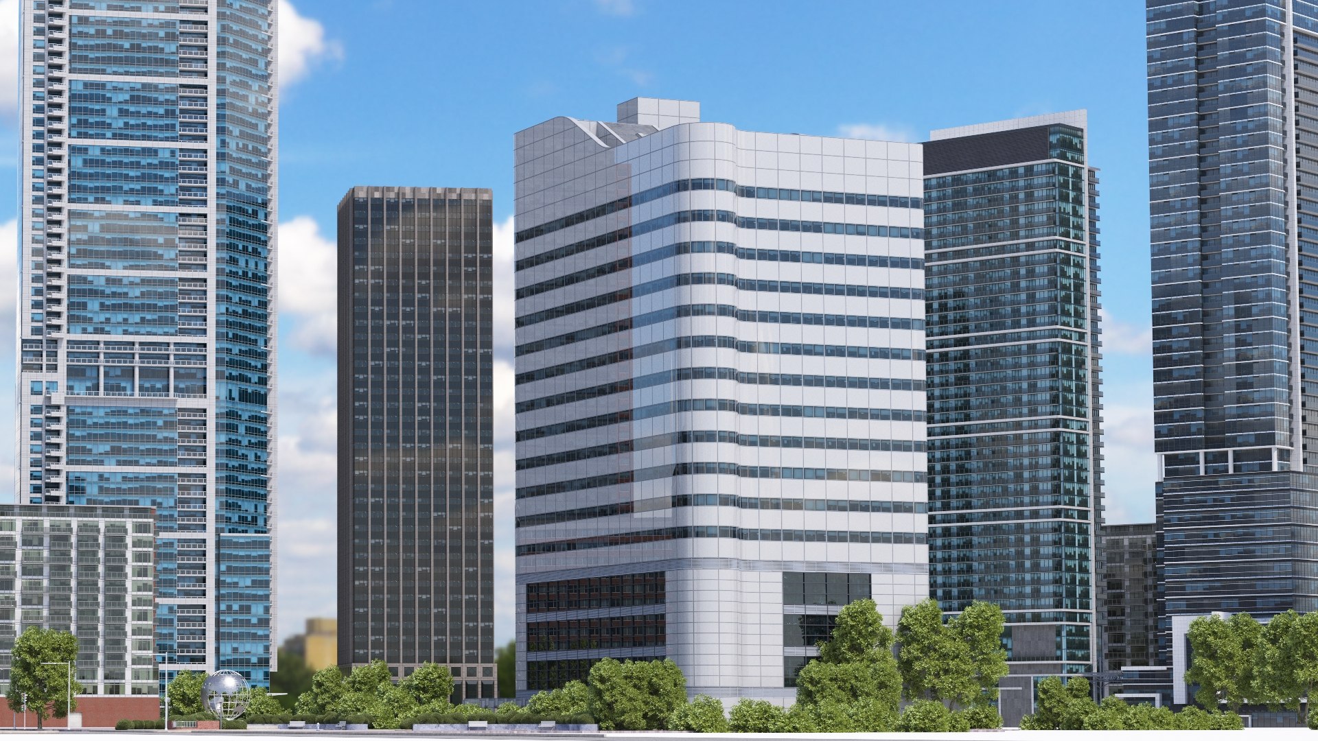 First Canadian Place V12 Lowpoly 3D Model - TurboSquid 1789287