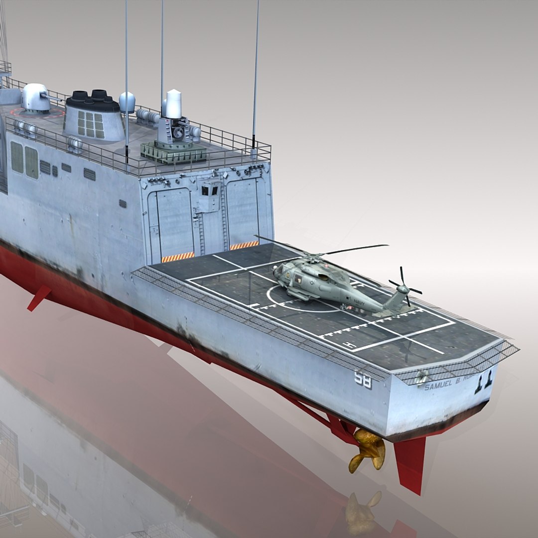 Uss Samuel B Roberts 3d Max