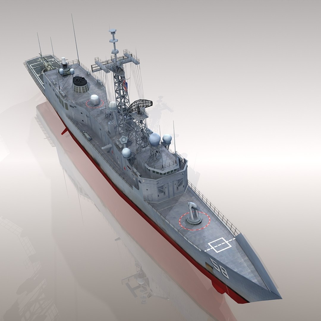 Uss Samuel B Roberts 3d Max