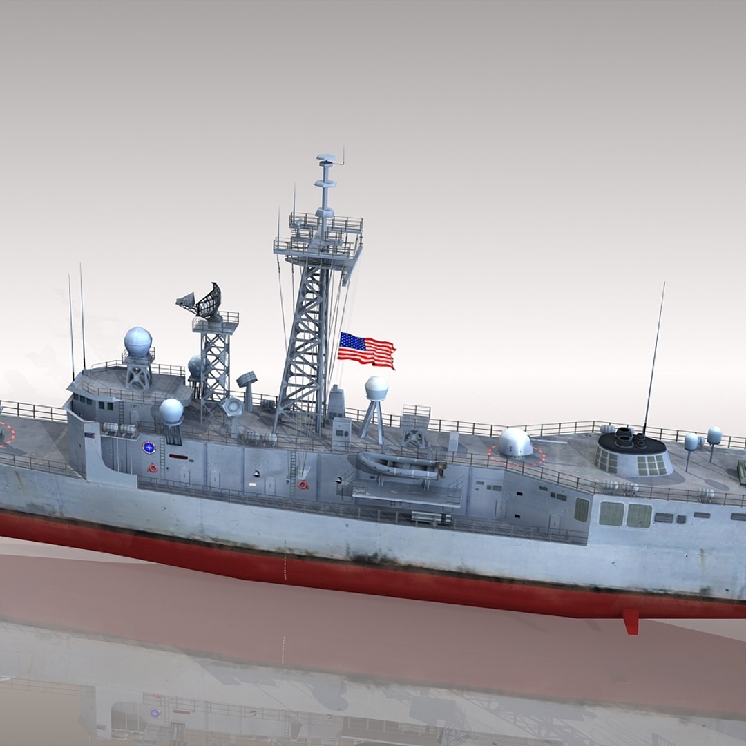 uss samuel b roberts 3d max