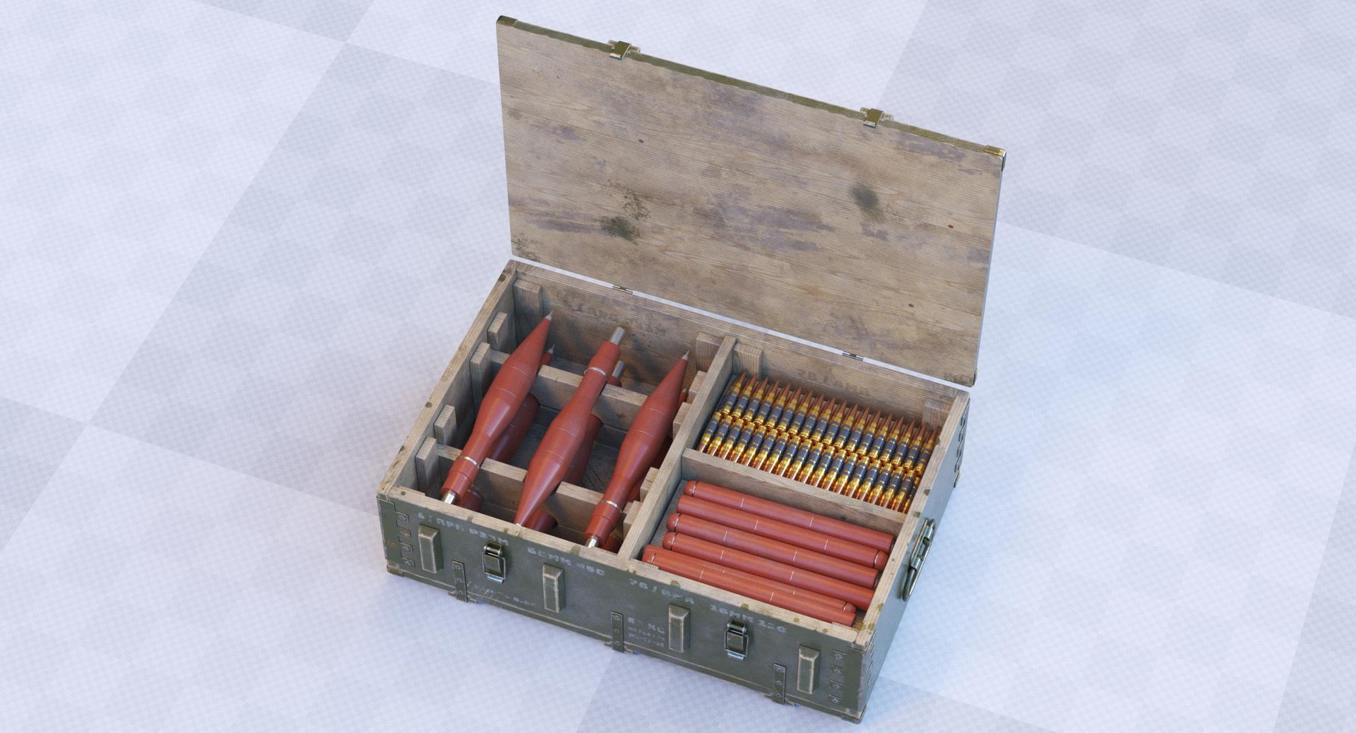 Military Box 3D Model - TurboSquid 1360646