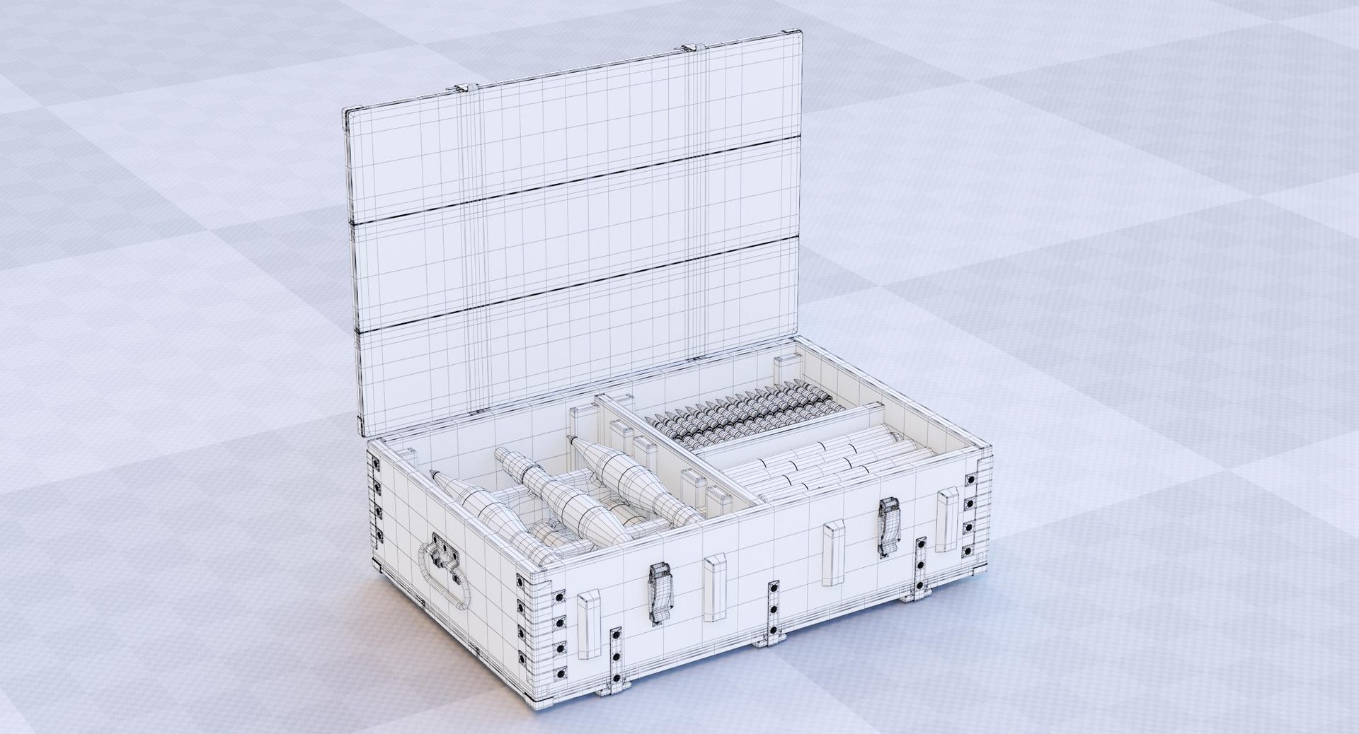 Military Box 3D Model - TurboSquid 1360646