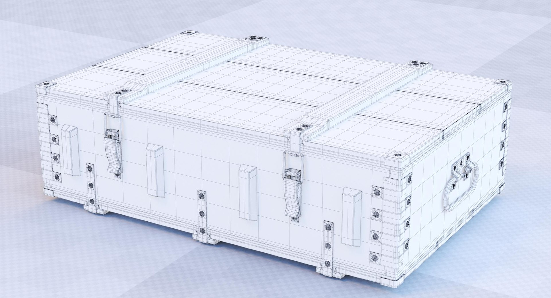 Military box 3D model - TurboSquid 1360646