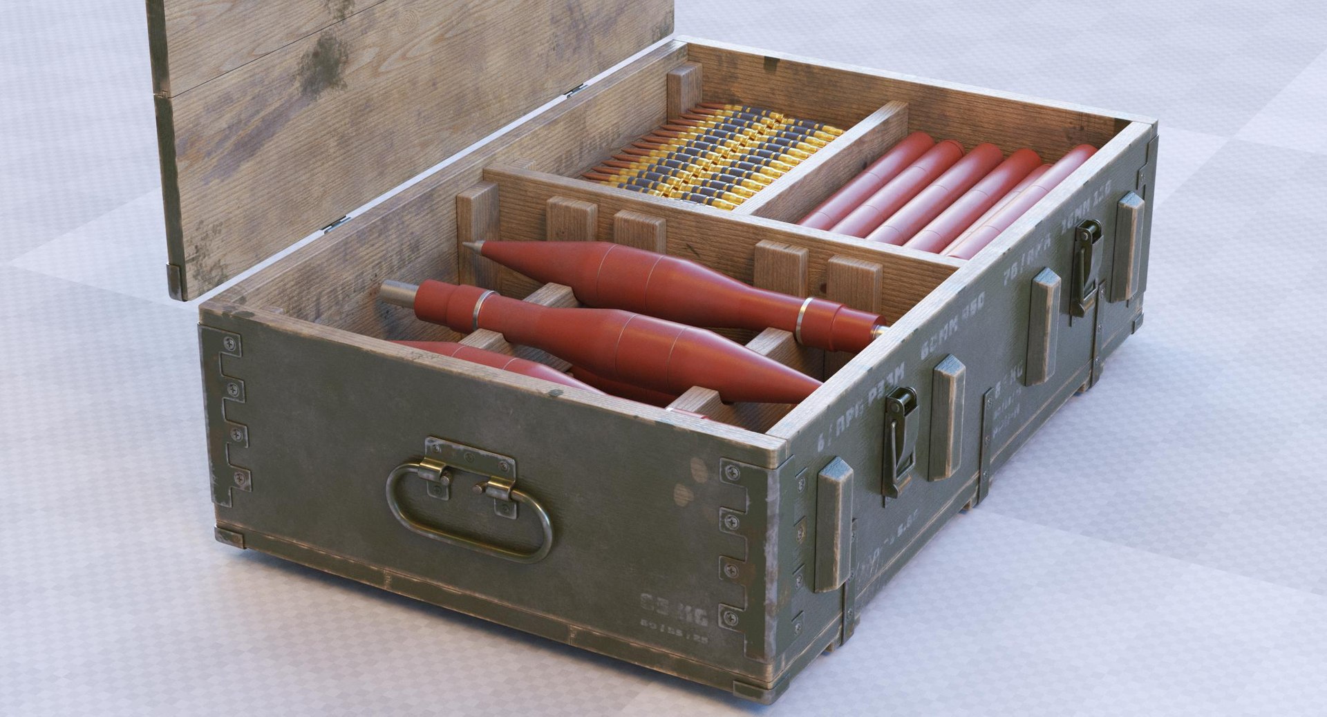 Military Box 3D Model - TurboSquid 1360646