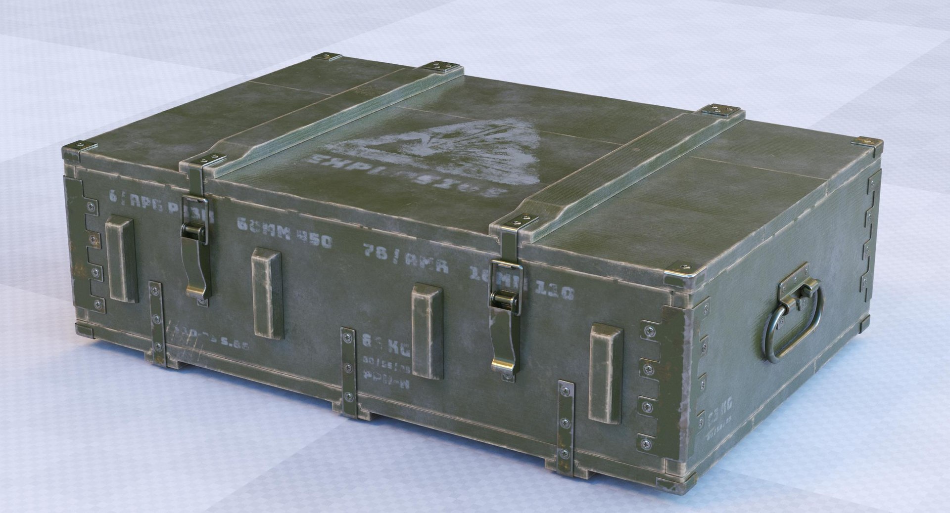 Military Box 3D Model - TurboSquid 1360646