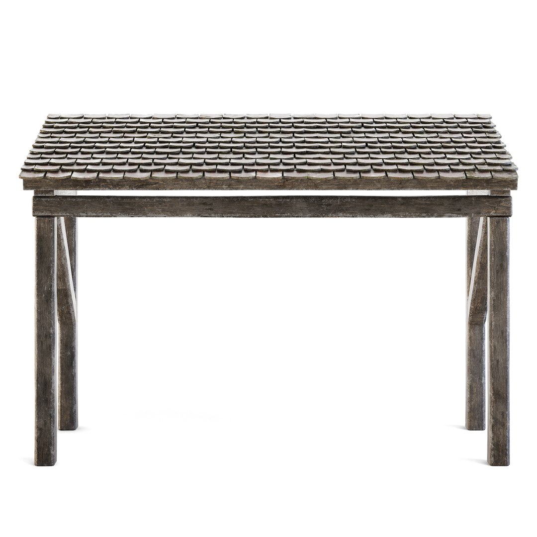 3D Forge Wooden Roof Model - TurboSquid 2229858