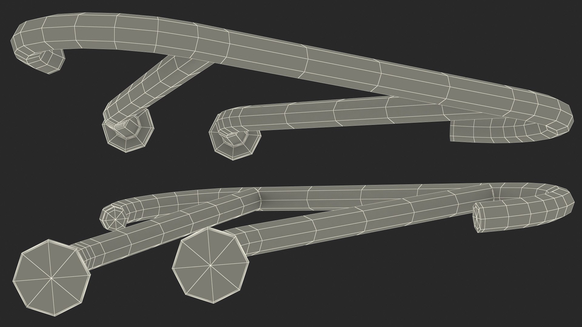 3D Designer Pool Hand Rail - TurboSquid 1989381