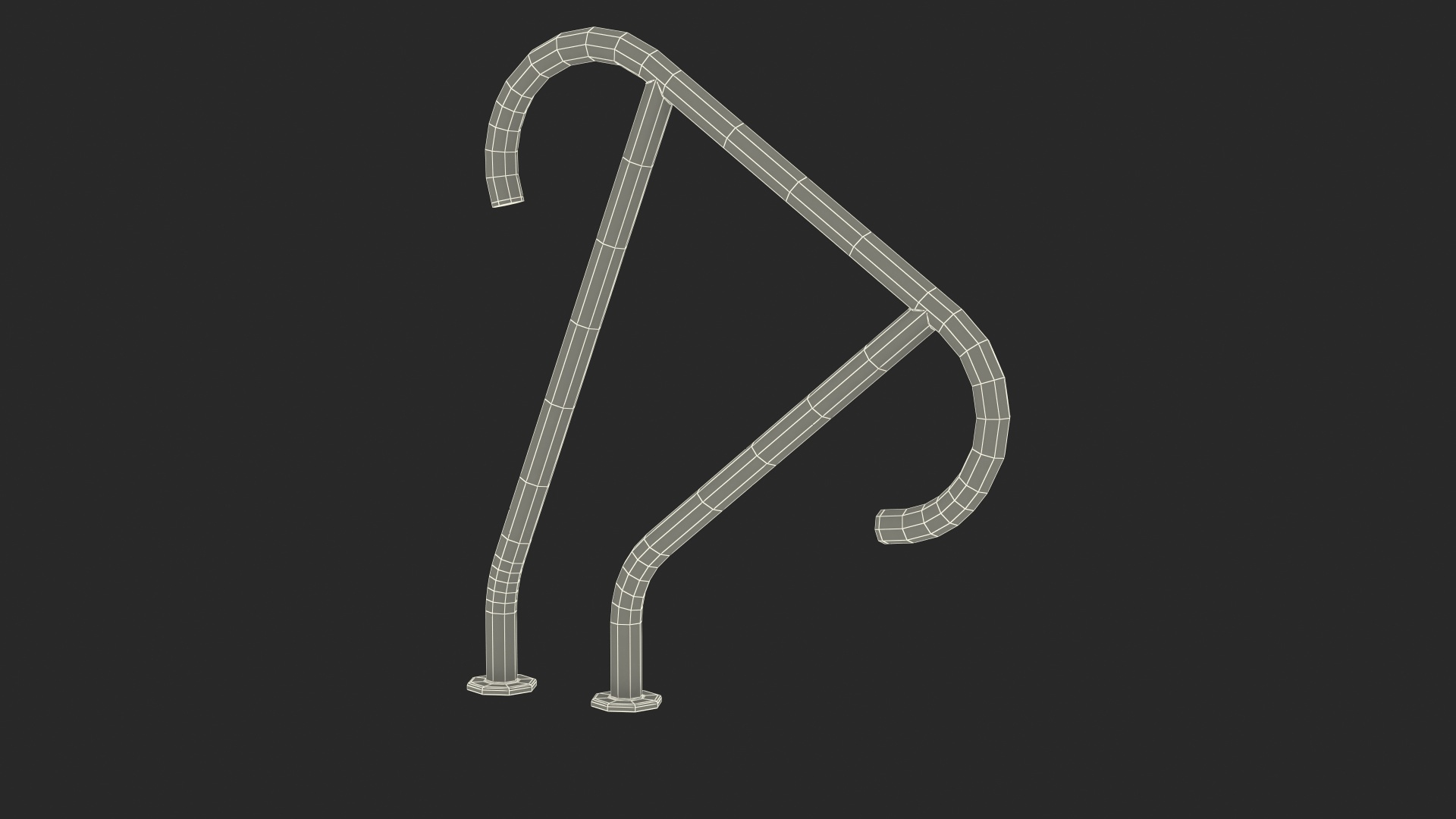 3D Designer Pool Hand Rail - TurboSquid 1989381