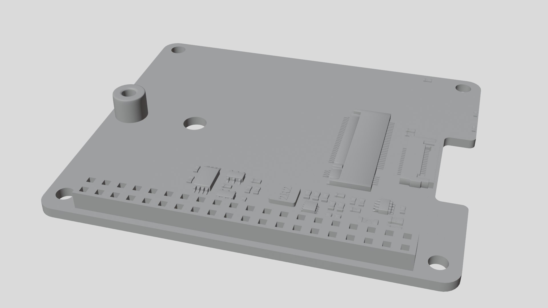 3D Pineberry Pi M2 HAT - TurboSquid 2240068