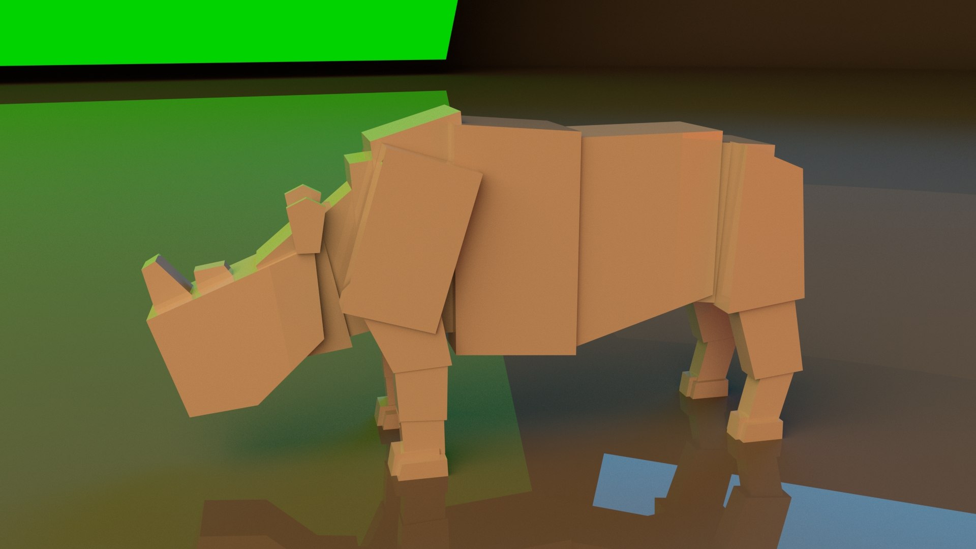 3D boxy rhino rig model - TurboSquid 1320283