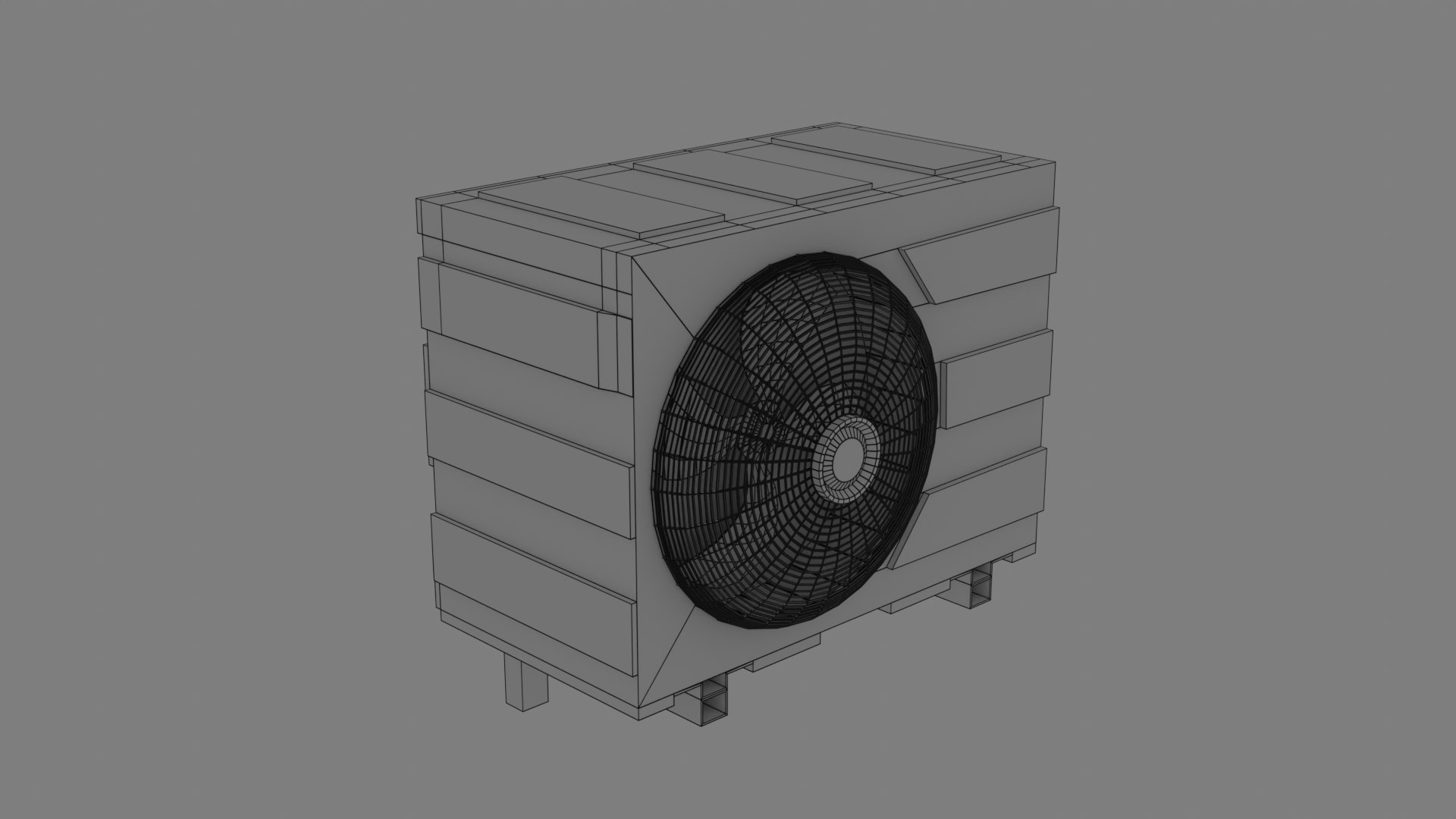 Air Conditioner 3D - TurboSquid 2001652