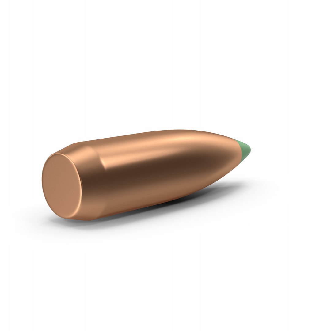 3D Green Head Bullet - TurboSquid 1973583