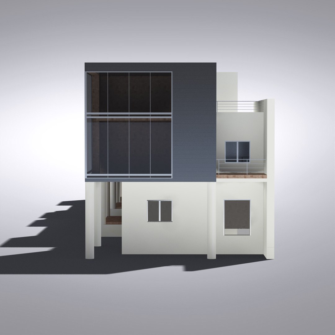 Modern Generic Building 3d Model