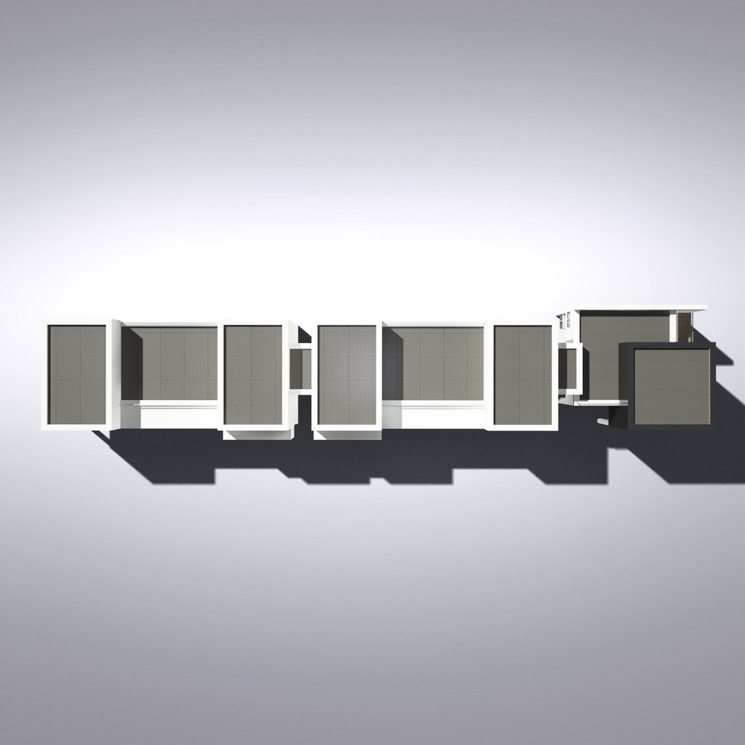 Modern Generic Building 3d Model