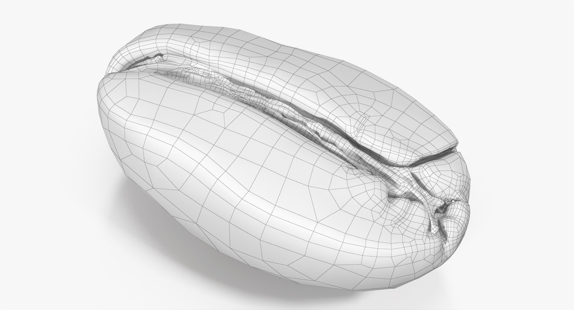 3d Roasted Coffee Bean 5