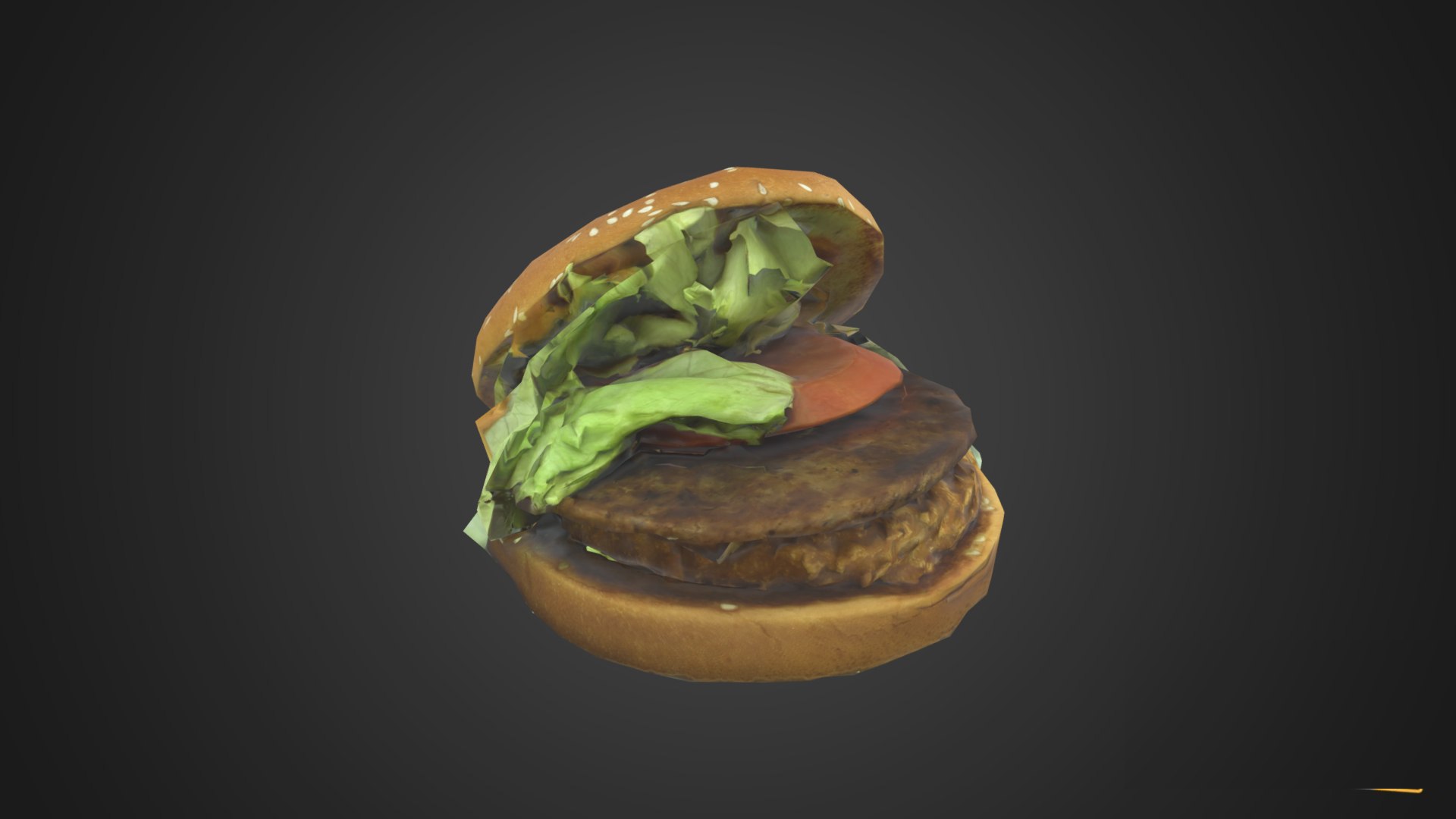 3D Game Ready Hamburger Model - TurboSquid 2014621