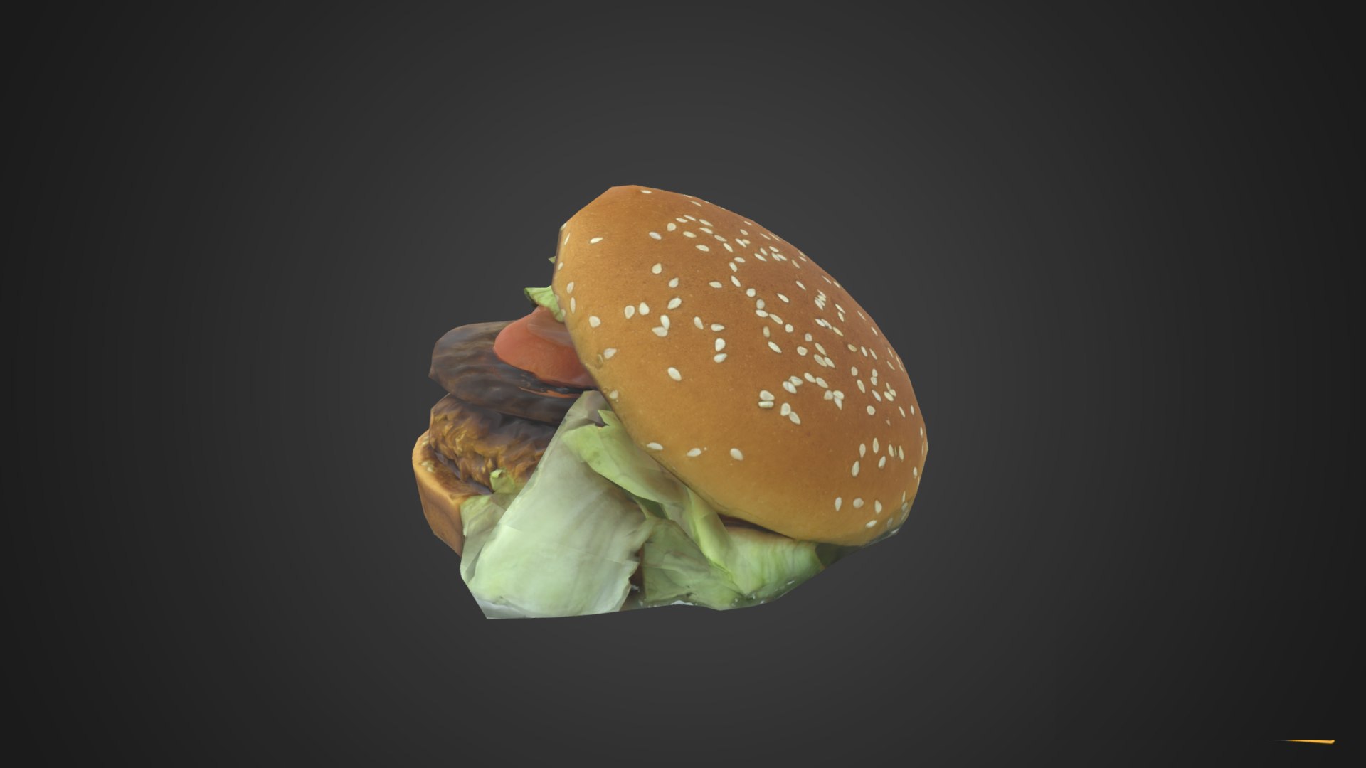 3D Game Ready Hamburger Model - TurboSquid 2014621
