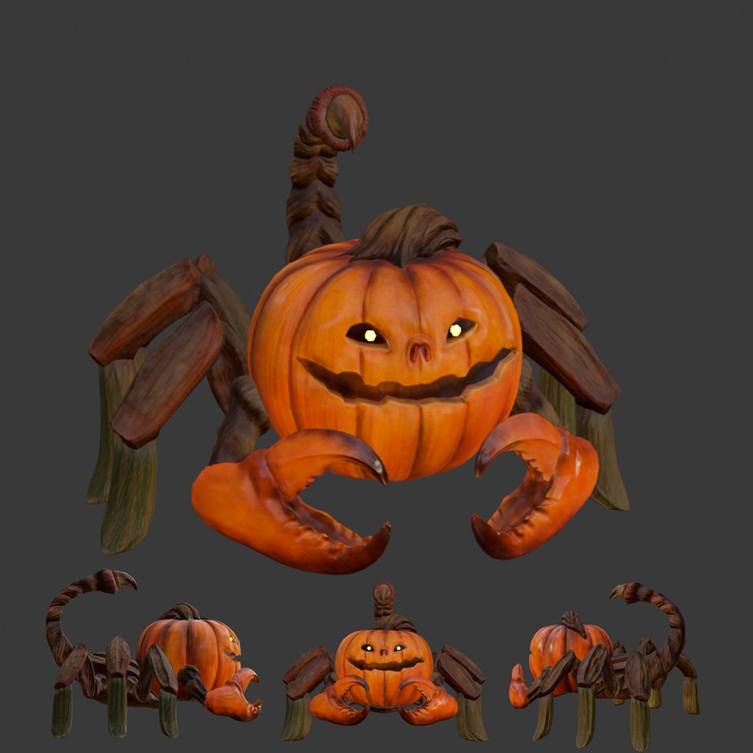 Pumpkin model - TurboSquid 1807973
