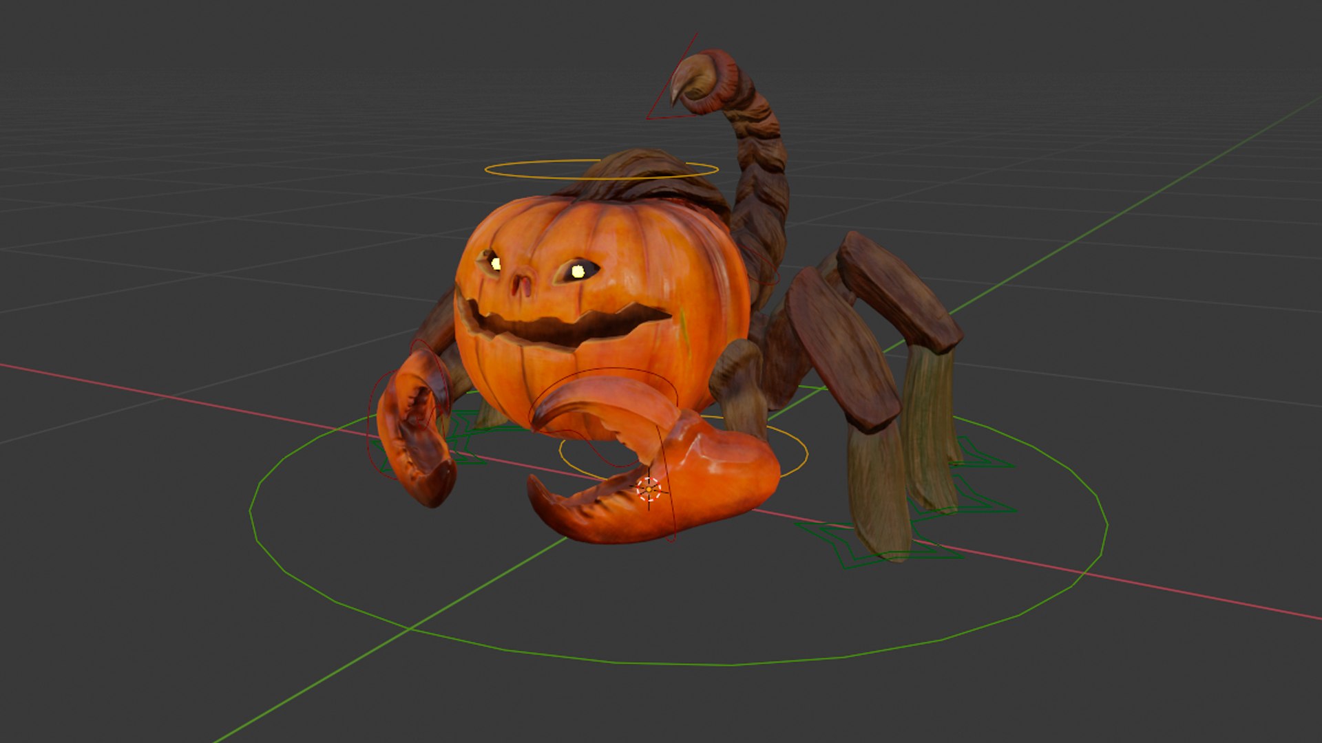 Pumpkin model - TurboSquid 1807973