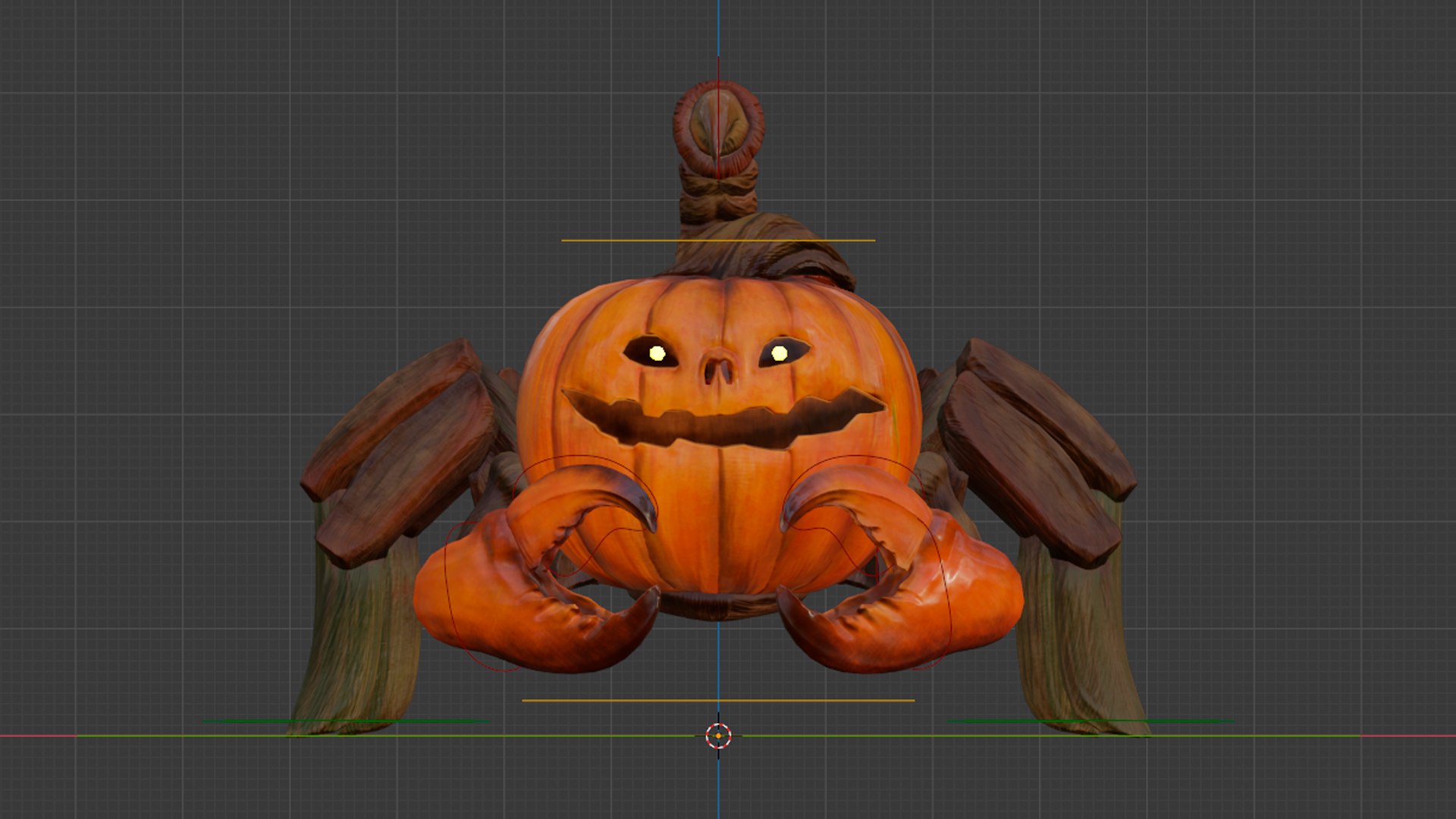Pumpkin model - TurboSquid 1807973