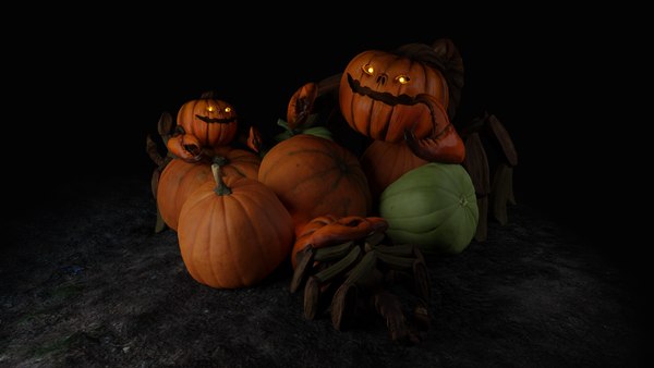 Pumpkin model - TurboSquid 1807973