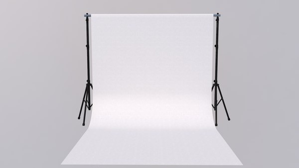 Empty Photo Studio White Backdrop Kit 3D - TurboSquid 1752033