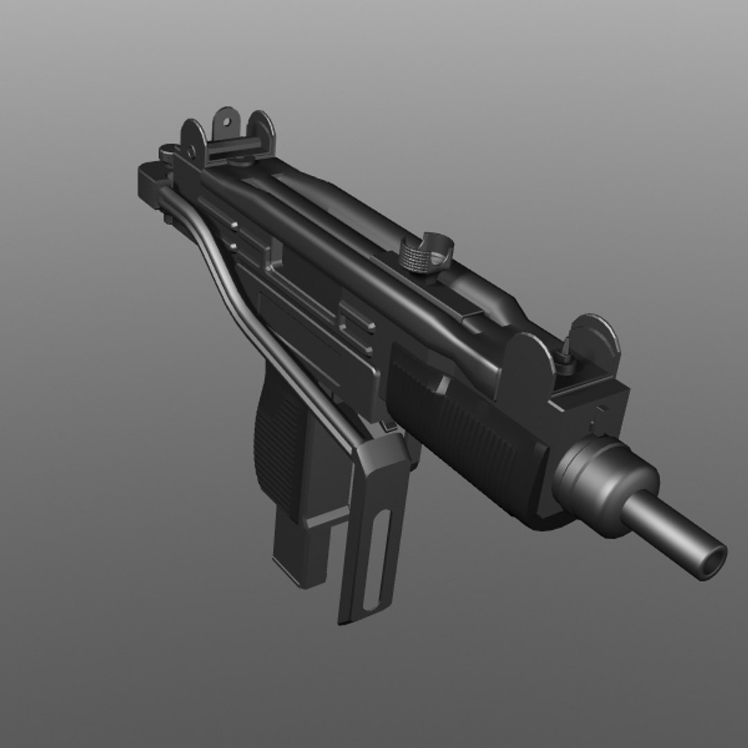 3d Mini Uzi Model