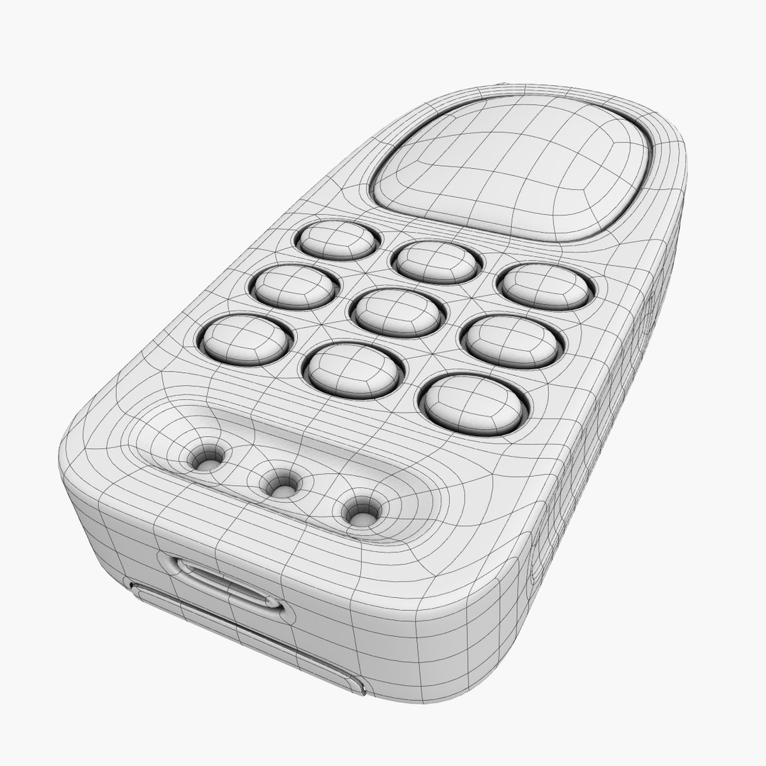 3d model cartoon mobile phone toy