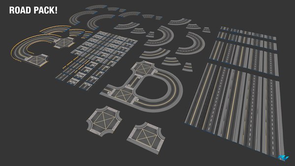 highway freeway 3d model