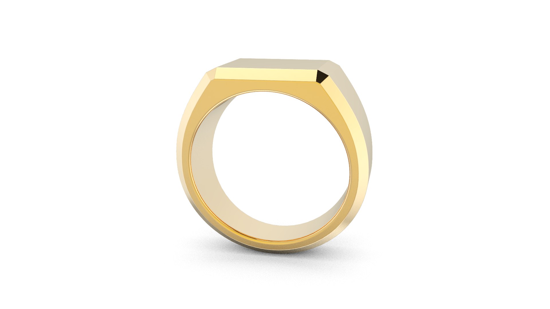 Plain Square Signet Ring 3D - TurboSquid 2031709