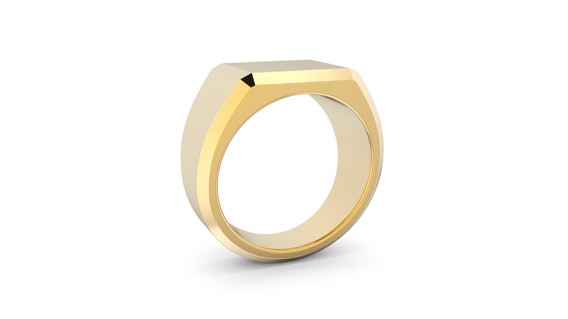 Plain Square Signet Ring 3D - TurboSquid 2031709