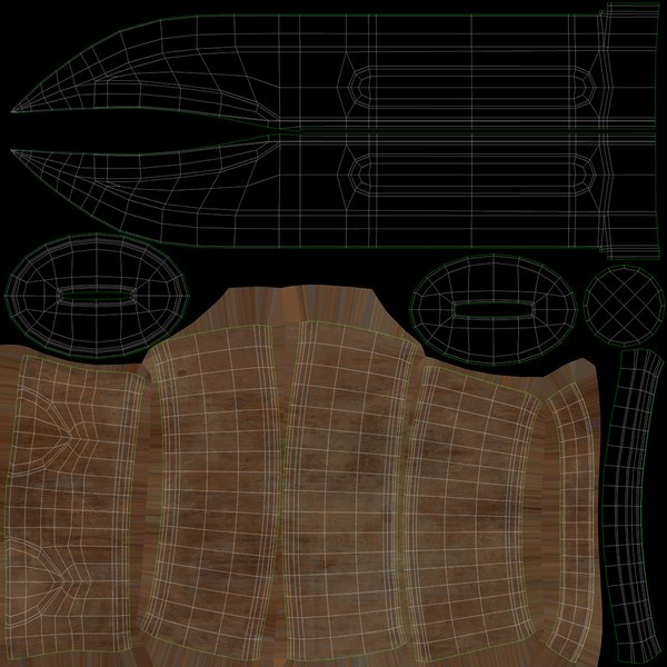 modelo 3d HuntingKnife - Texturas 8K PBR - TurboSquid 1844395