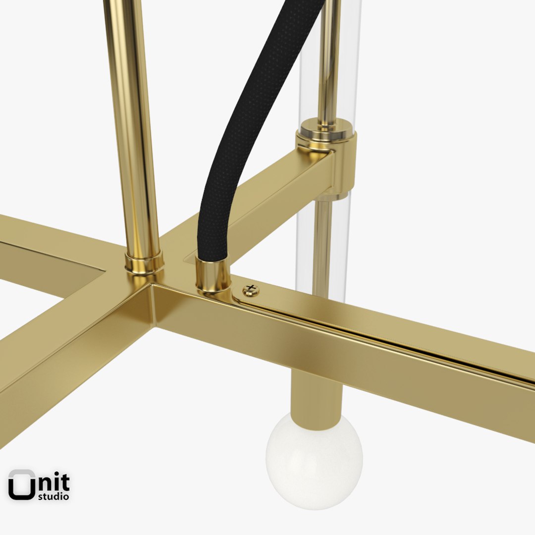 3ds Acrylic Framework Chandelier Lights