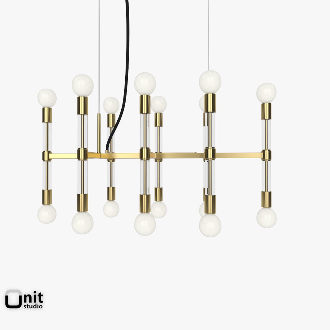 3ds Acrylic Framework Chandelier Lights