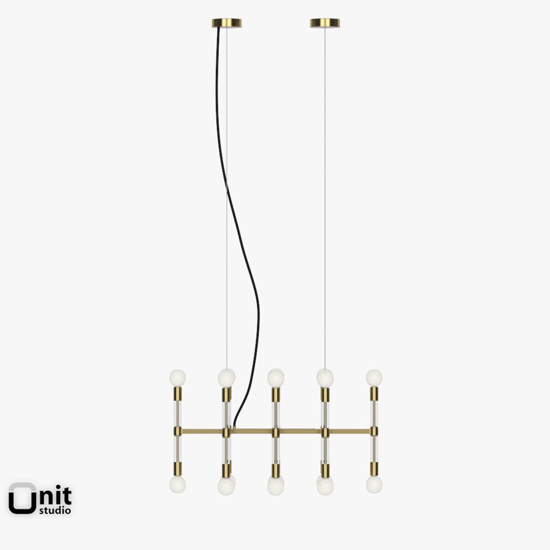 3ds Acrylic Framework Chandelier Lights