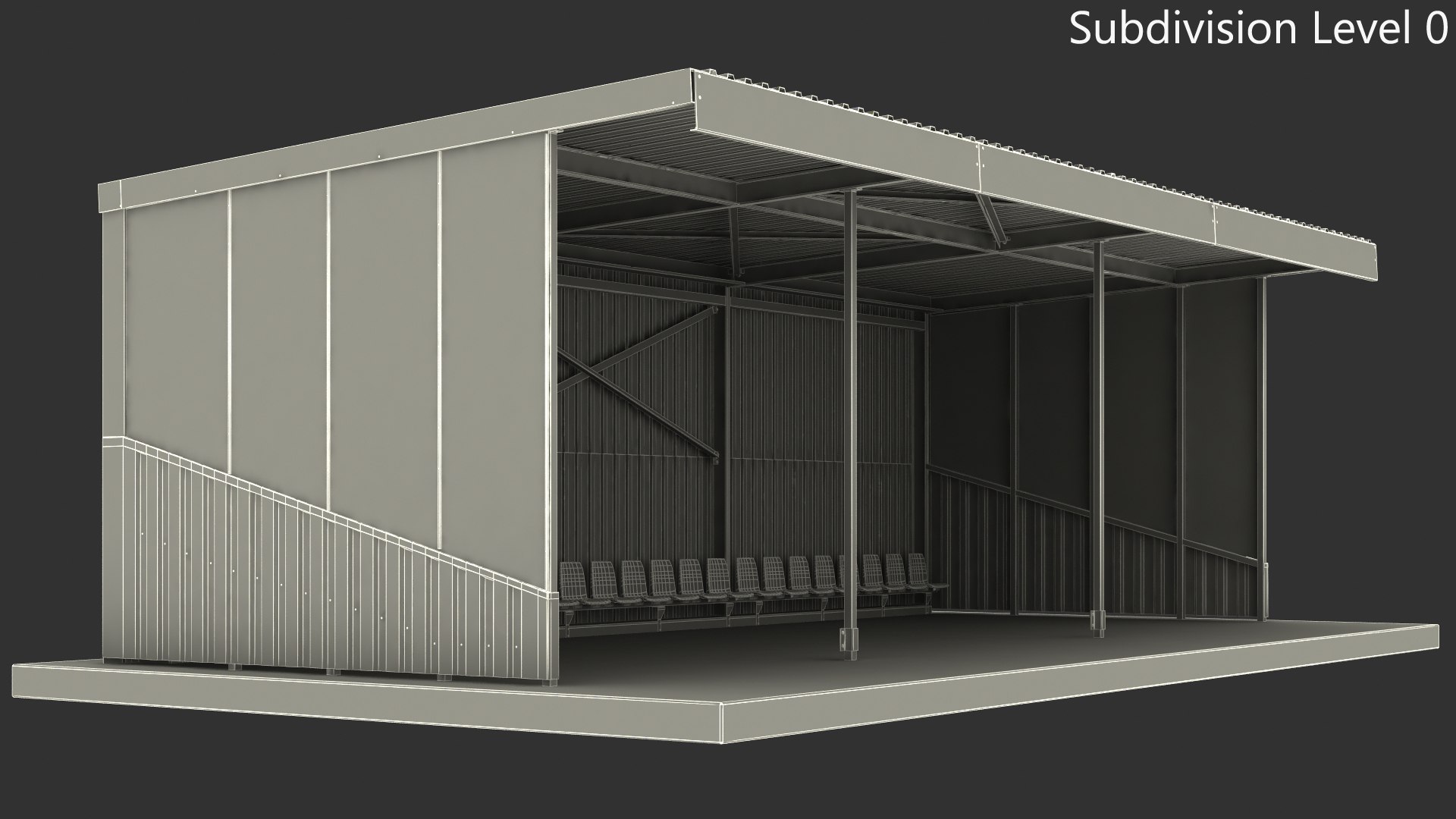 Shed For Agricultural Machinery 3D Model - TurboSquid 2312415