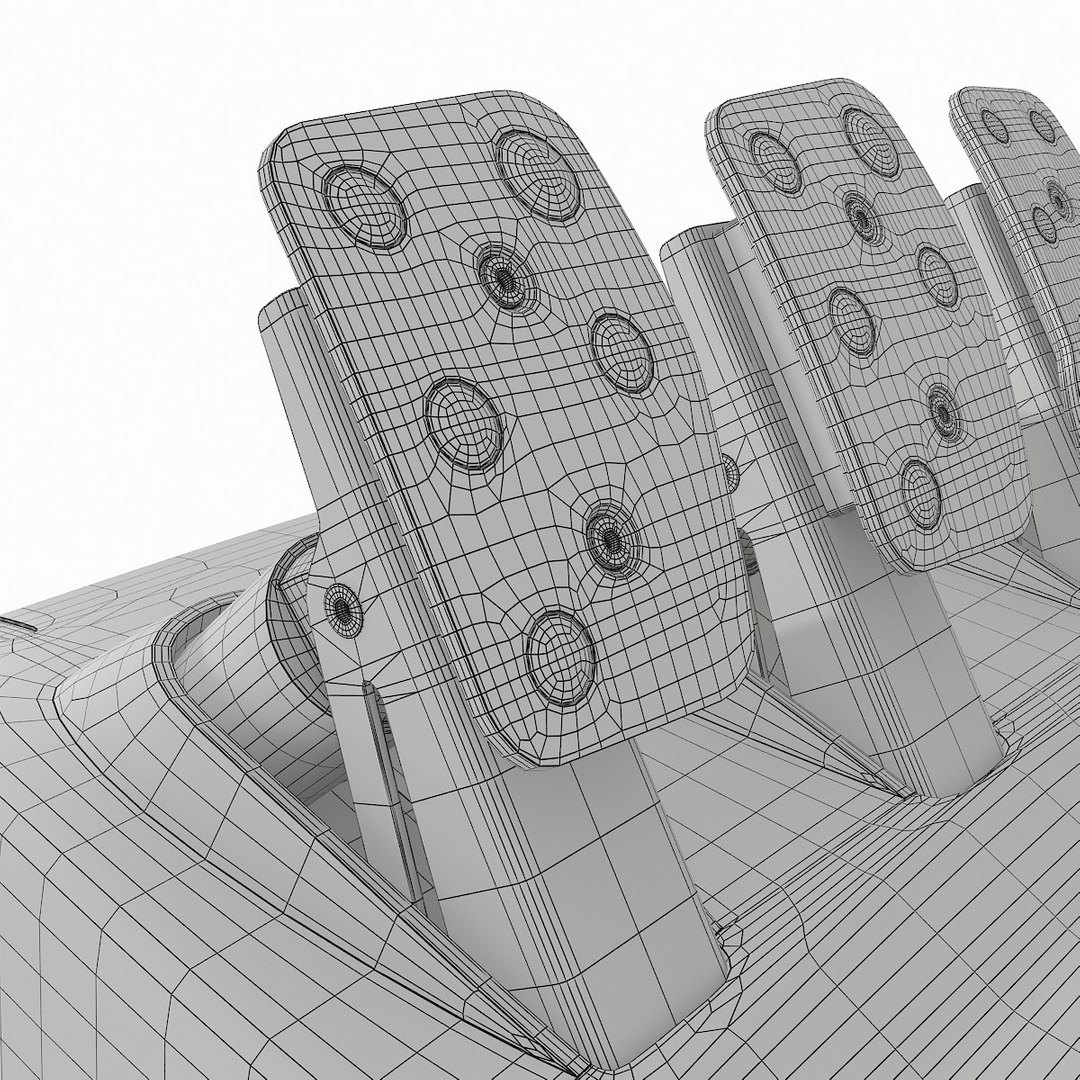 Logitech G29 Pedal Unit 3ds