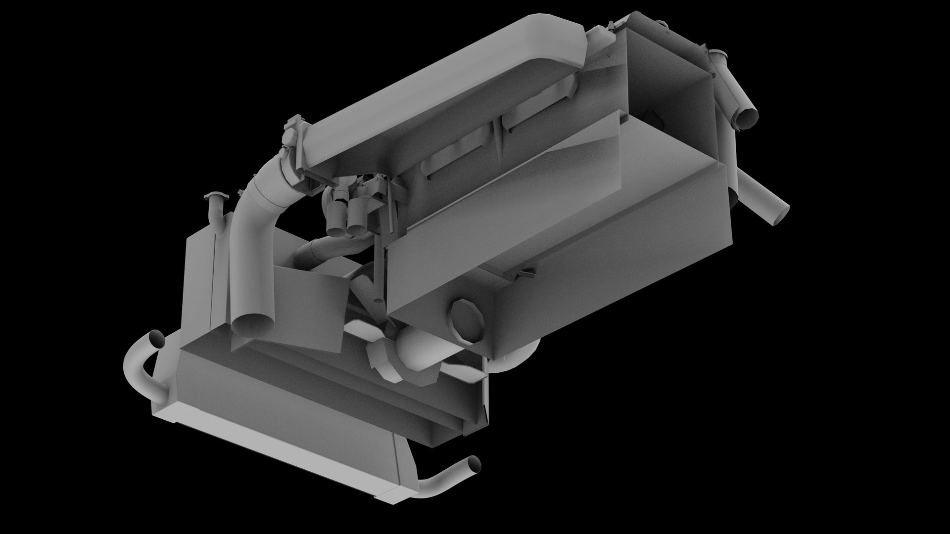 1JZ GTE Single Turbo Low Poly Engine 3D Model - TurboSquid 2307226
