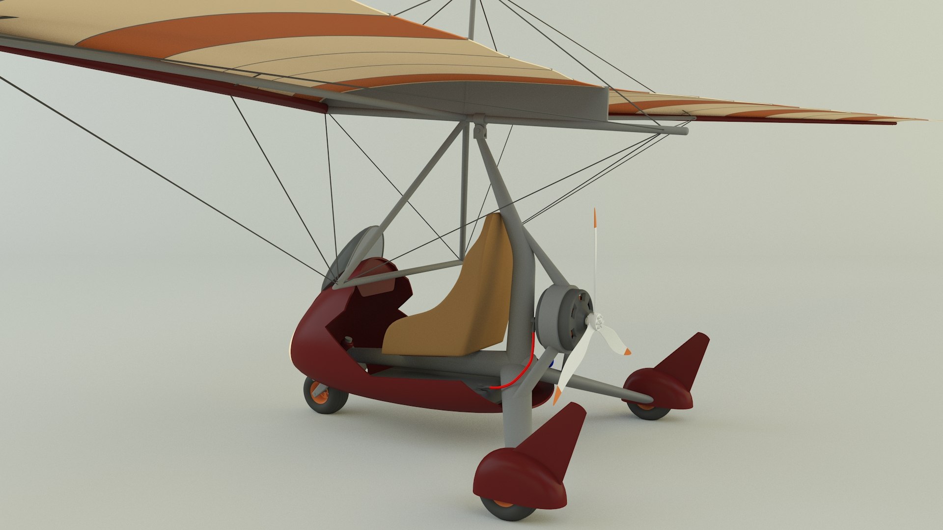 3D Winged Paramotor Vehicle Model - TurboSquid 2236794