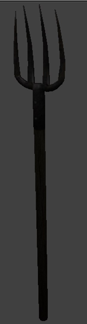 pitchfork 3d model